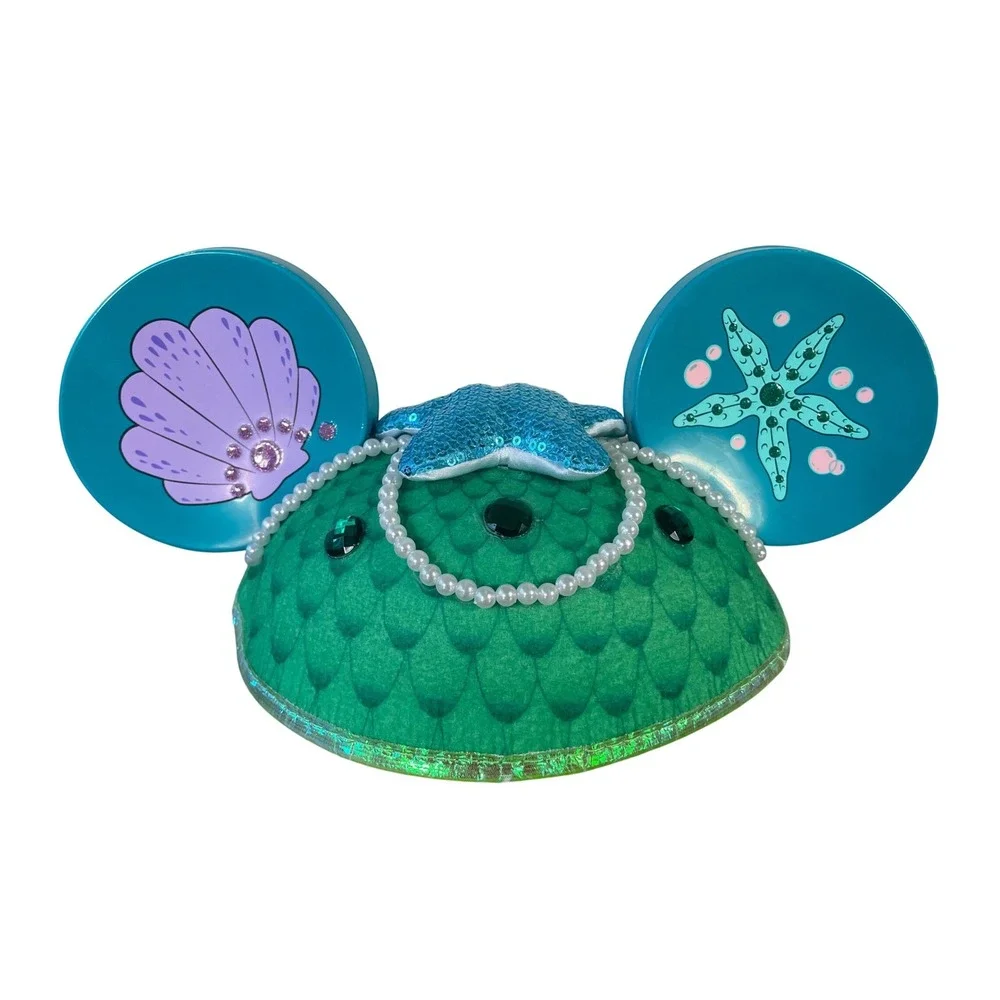 Disney | Accessories | Disney Parks Little Mermaid Ariel Mickey Ear Hat ...